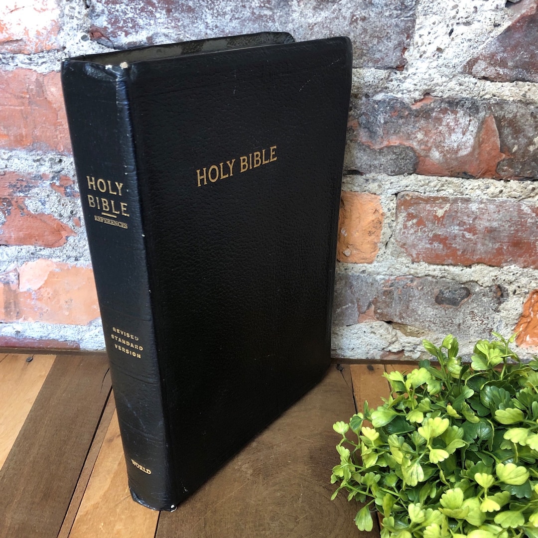 Holy Bible RSV Illustrated Cross Reference Concordance Outline Maps ...