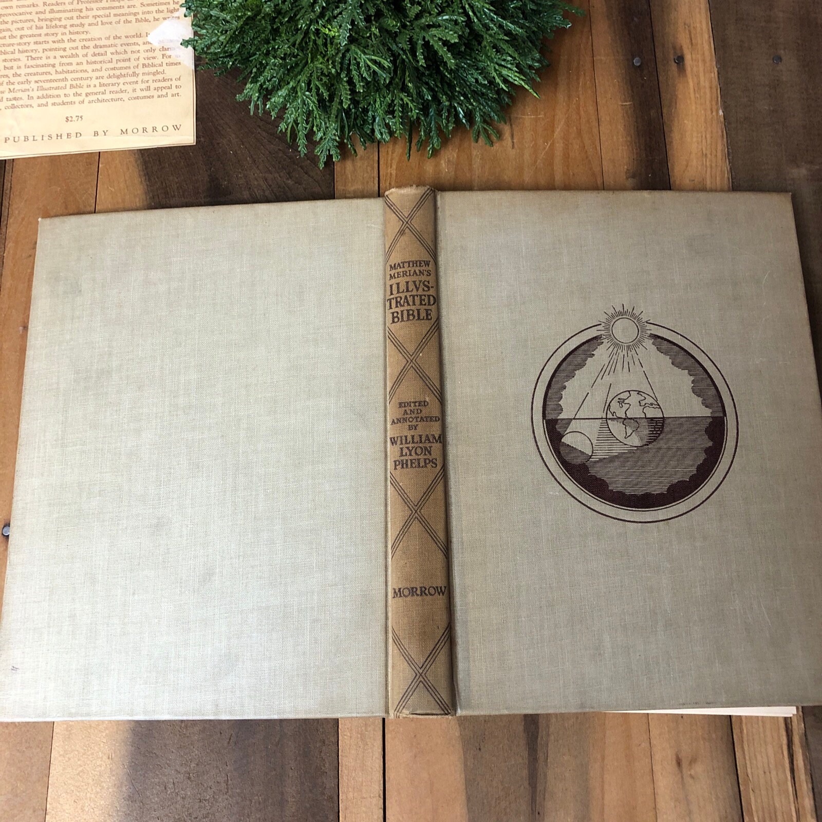 Vintage 1933 Matthew Merians Illustrated Bible Hard Cover by - Etsy
