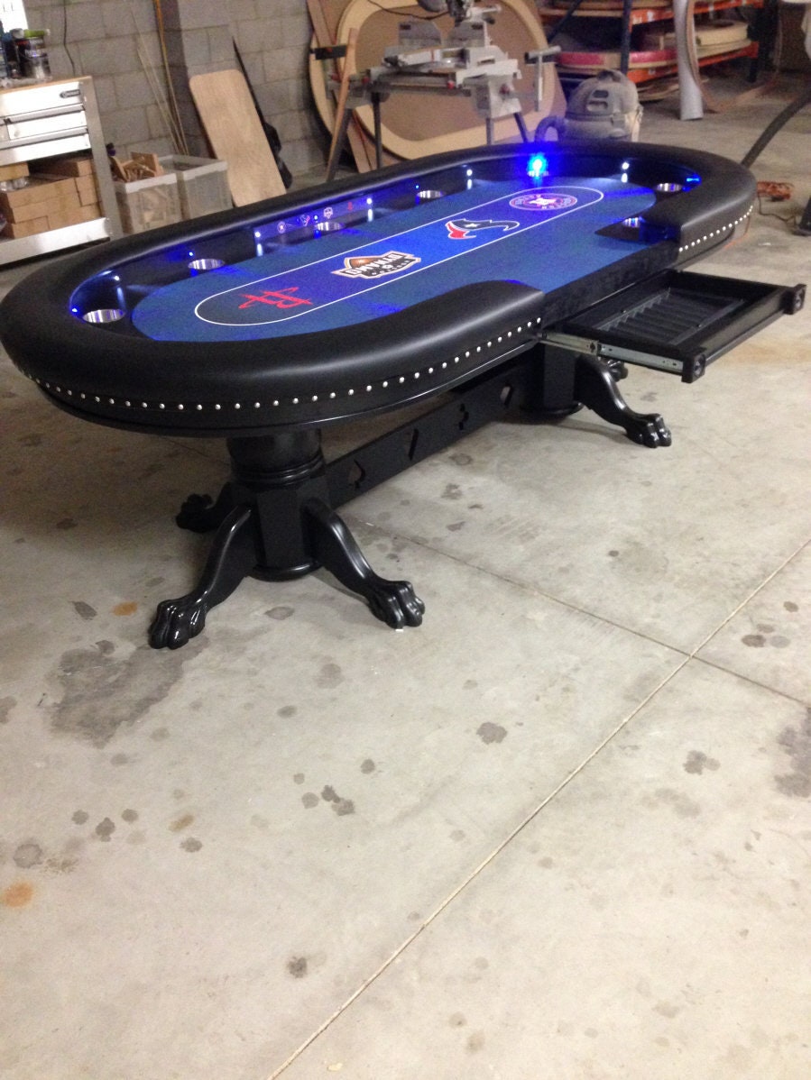 Professional Custom Poker Tables - Etsy