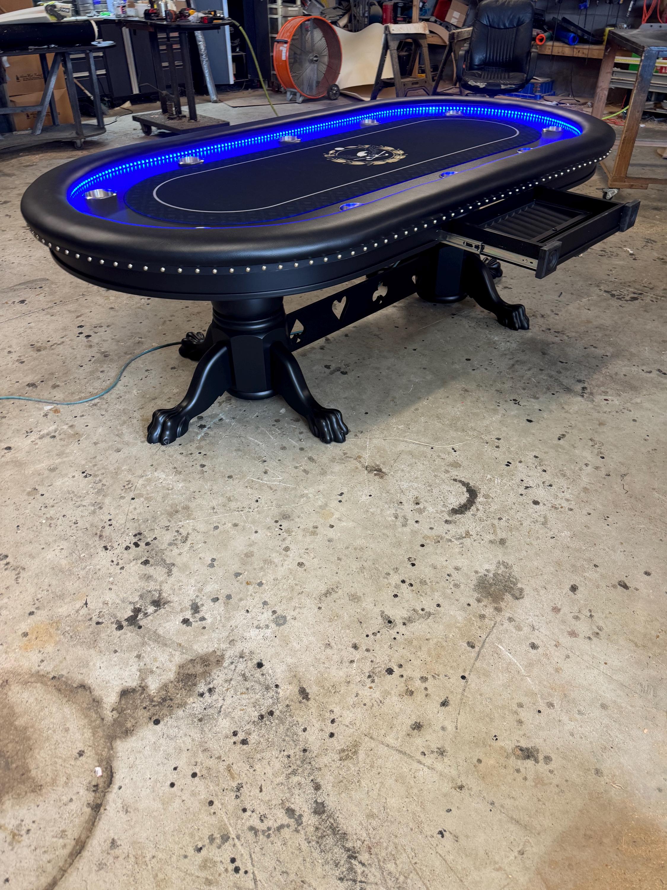 Professional Custom Poker Tables - Etsy