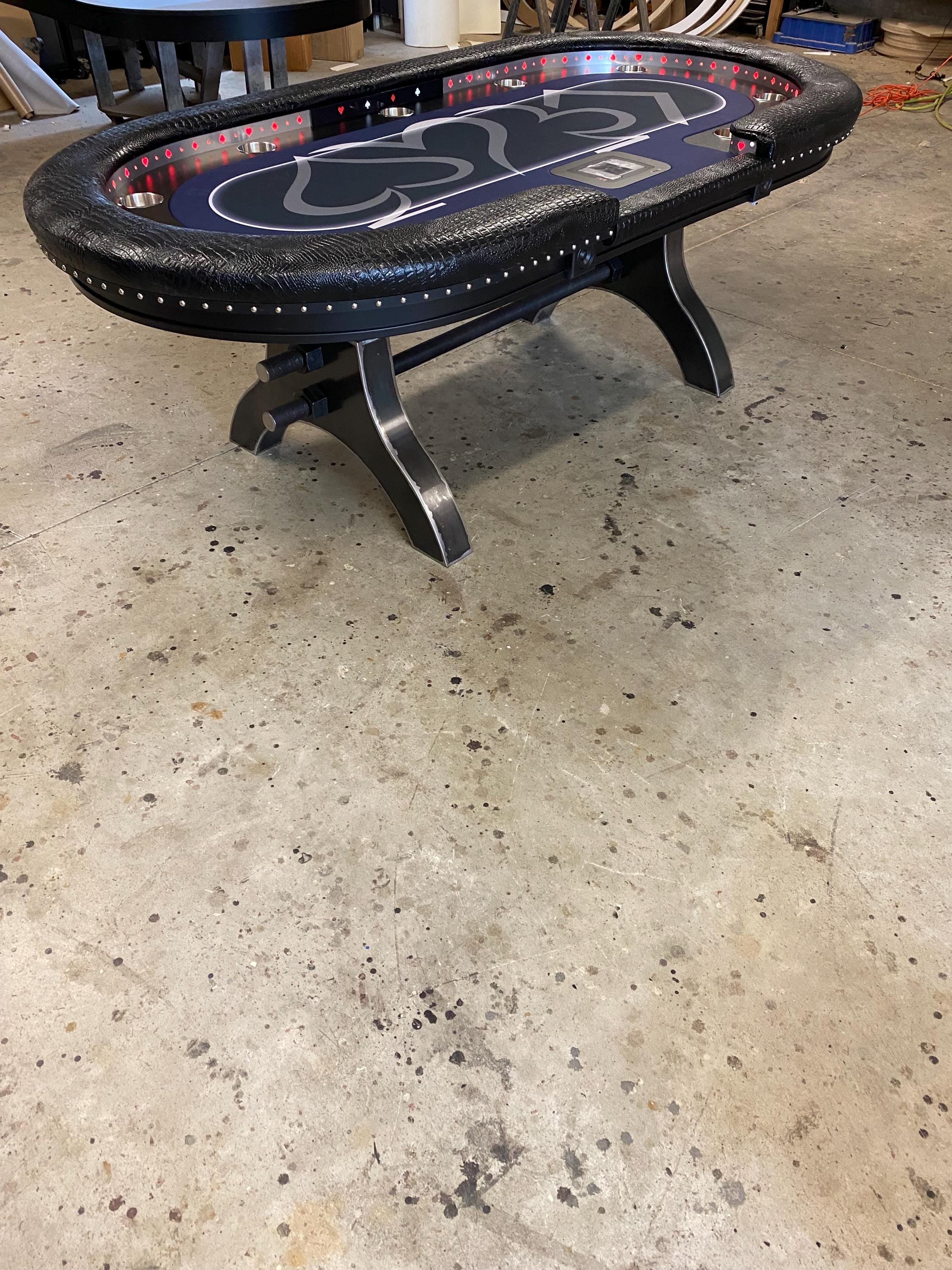 Professional Custom Poker Tables - Etsy