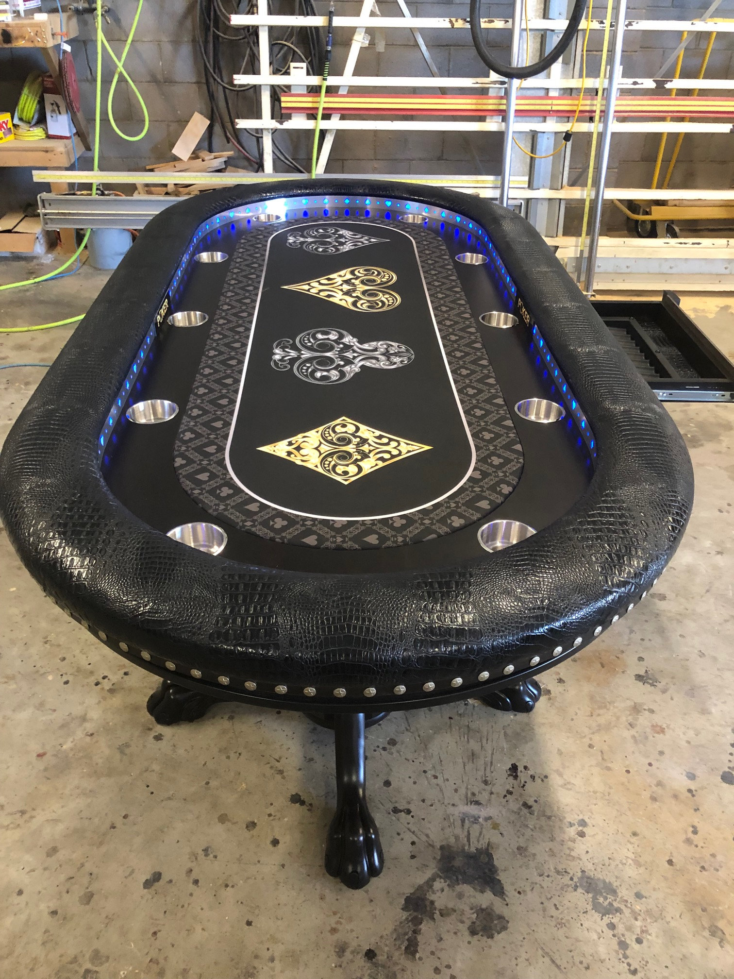 Professional Custom Poker Tables - Etsy