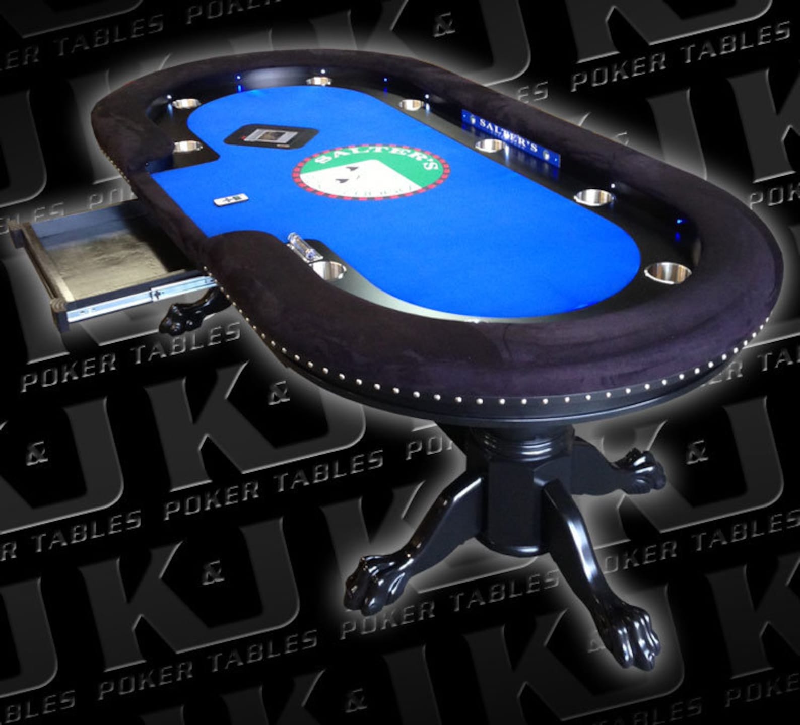 Professional Custom Poker Tables - Etsy
