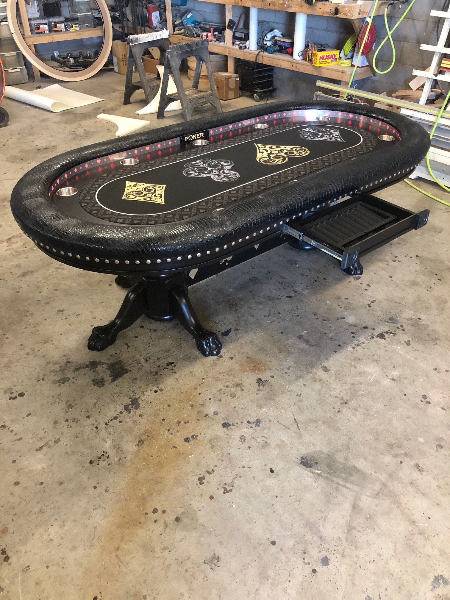 Speed Cloth Vivid Custom Poker Table Felt Custom Size Near Me