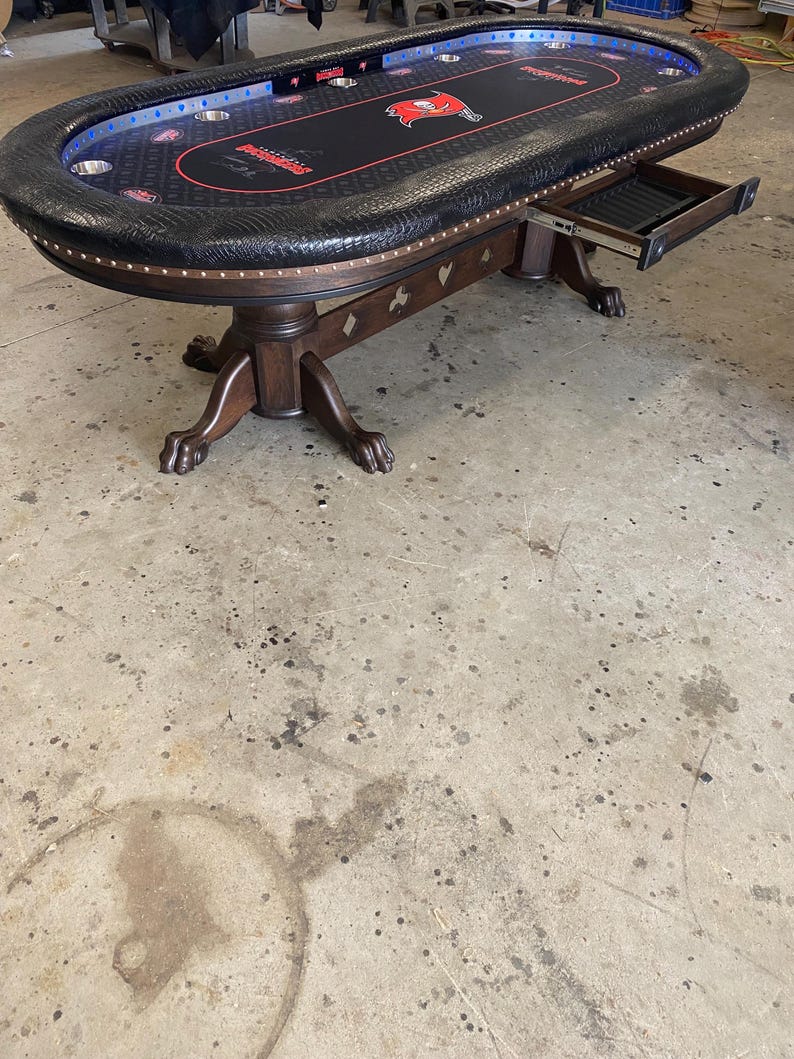 Professional Custom Poker Tables - Etsy
