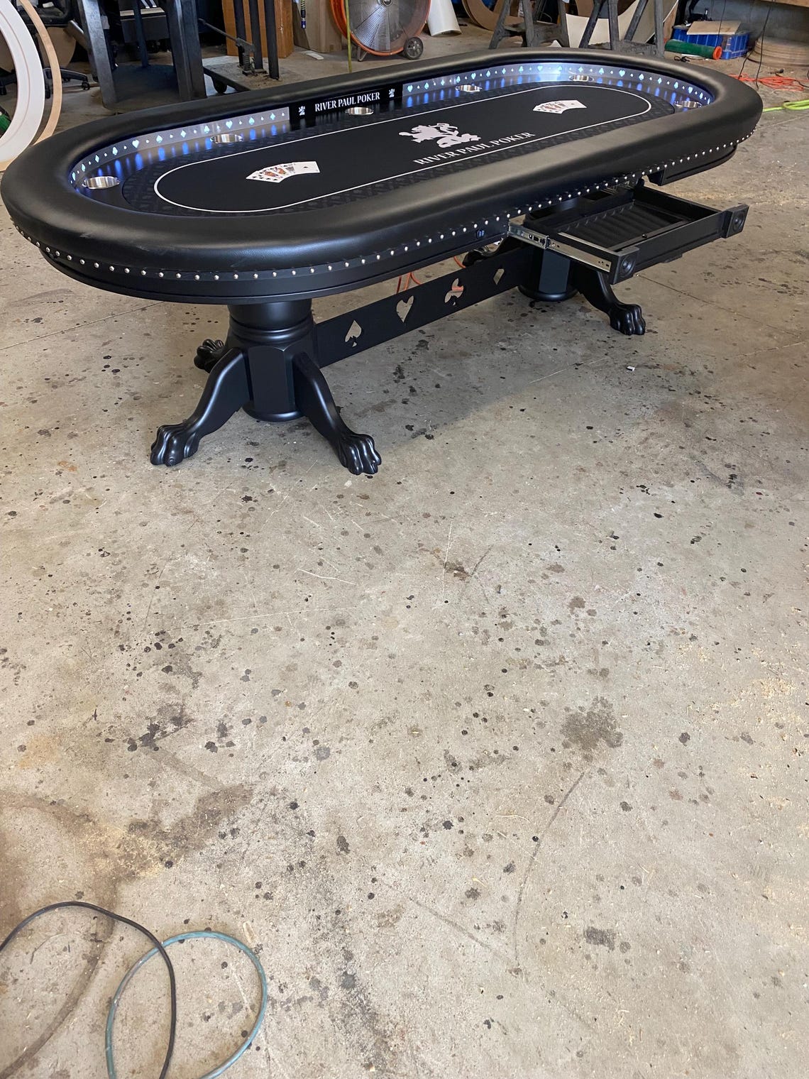 Professional Custom Poker Tables - Etsy