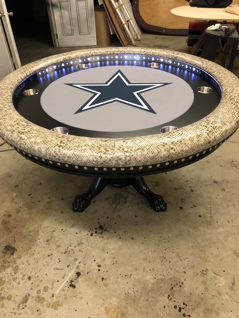 Professional Custom Poker Tables - Etsy