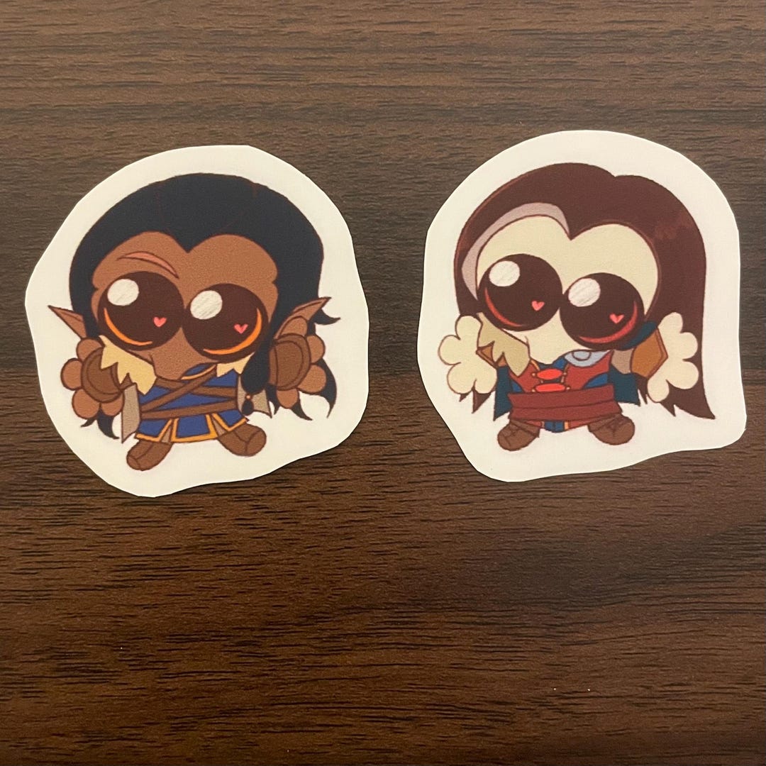 Cos Meme Sticker, Strahd, Rahadin, Ismark Kolyanovich, Ireena, Victor ...