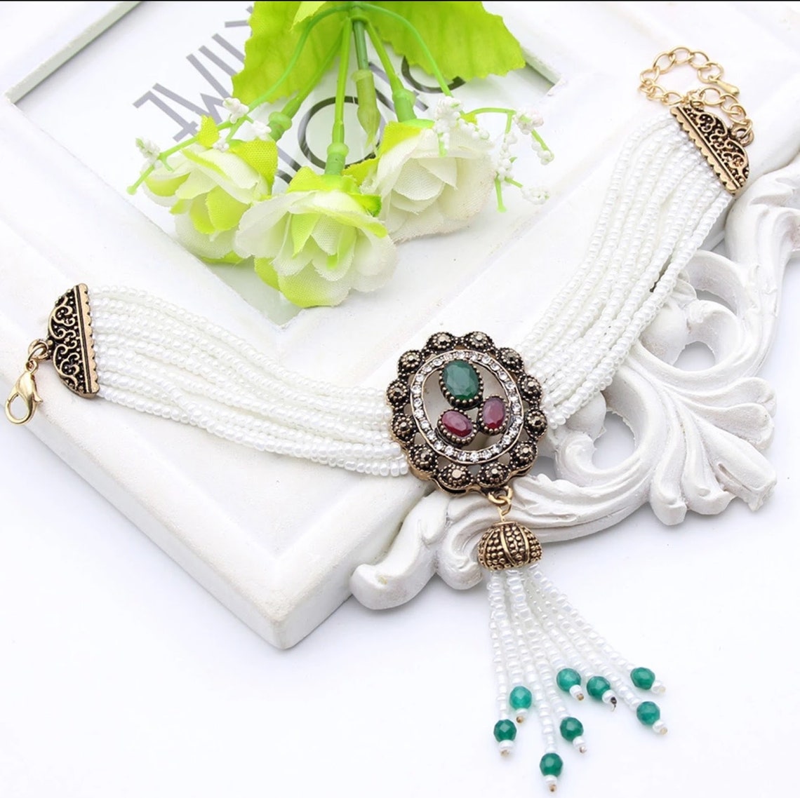 Romantic Vintage Multi-level Beads Tassel Turkish Necklaces - Etsy