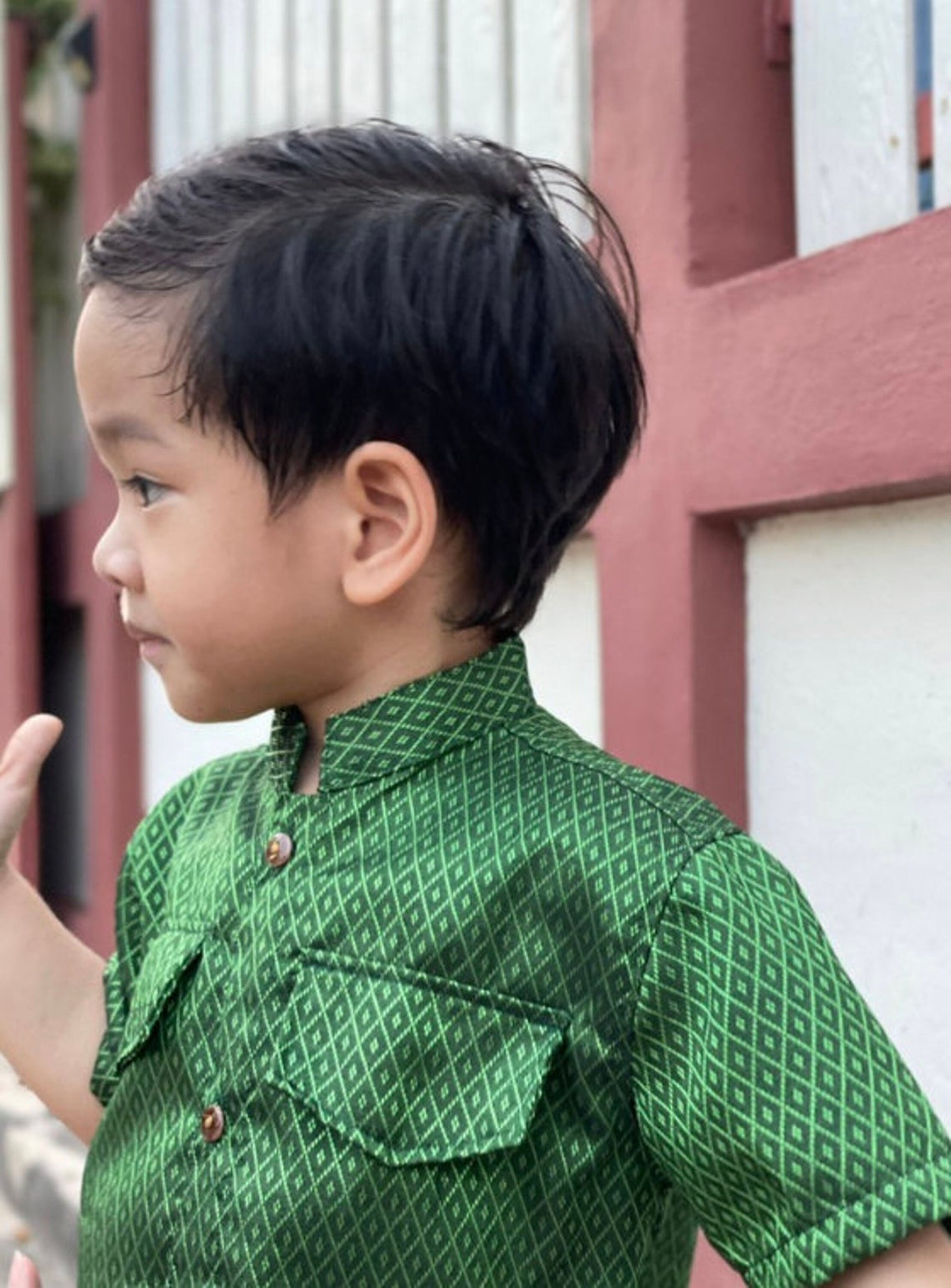 Set of Thai Traditional Vintage Shirt & Pants for Kids Boy3-6 | Etsy