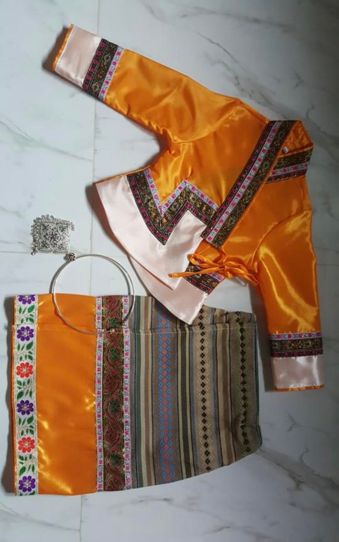 Set of Thai Traditional Vintage Sabai Shirt & Pants for Kids | Etsy