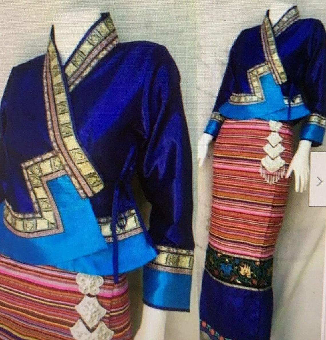 Set of Thai Traditional Vintage Sabai Shirt & Pants - Etsy