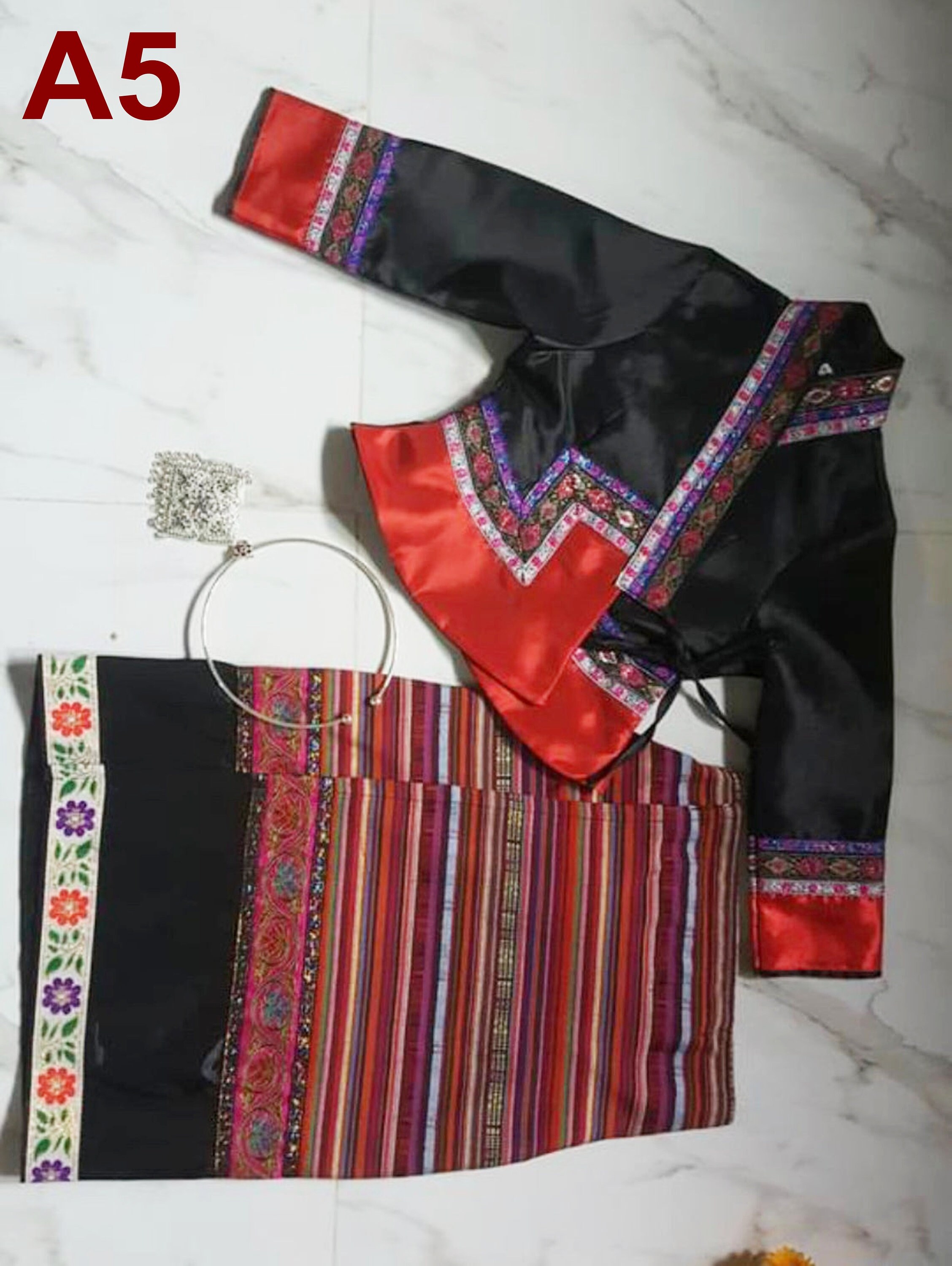 Set of Thai Traditional Vintage Sabai Shirt & Pants for Kids | Etsy