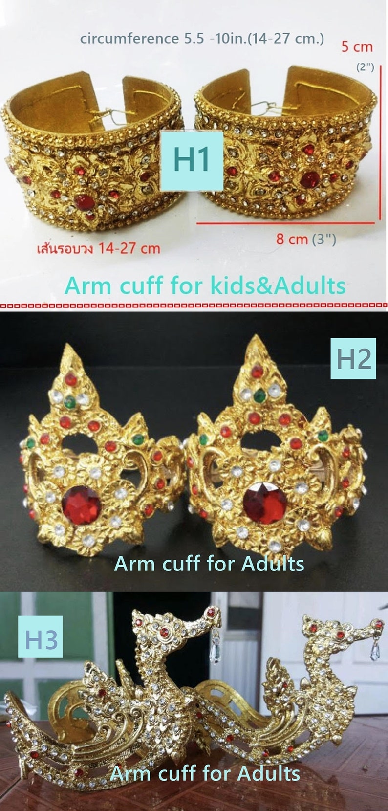 Thai Traditional Jewelry, Lisa Crown Lalisa Chada Accessories for Thai ...