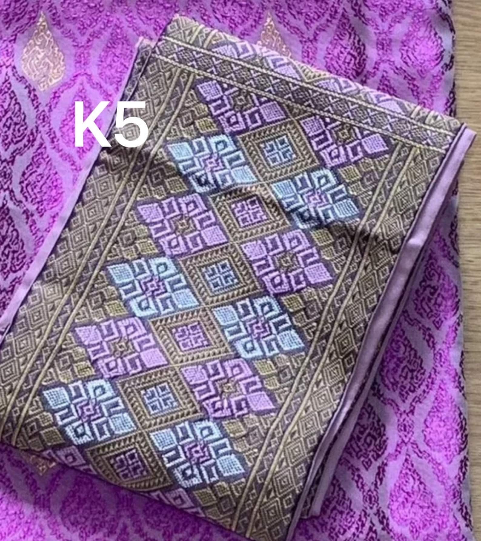 Pabiang Shoulder Cloth Lao Silk Sabai Sash Thai Lao Traditional Dress 5 ...