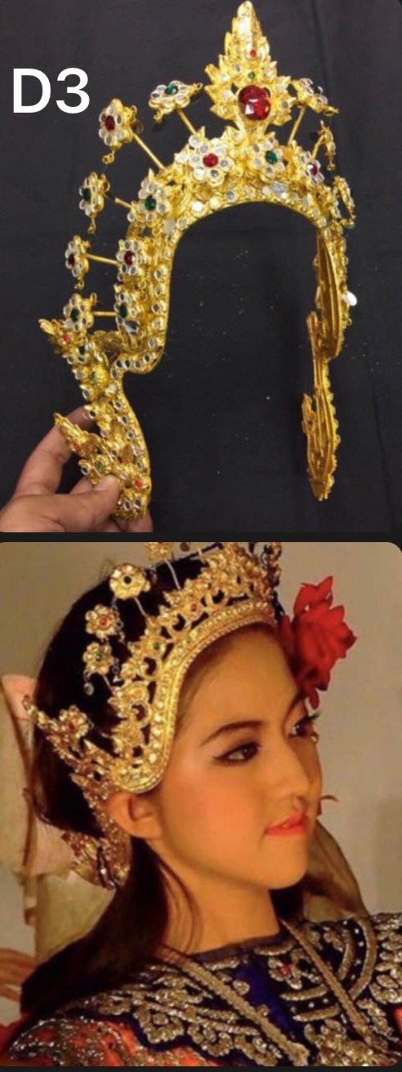 Thai Traditional Jewelry, Lisa Crown Lalisa Chada Accessories for Thai ...
