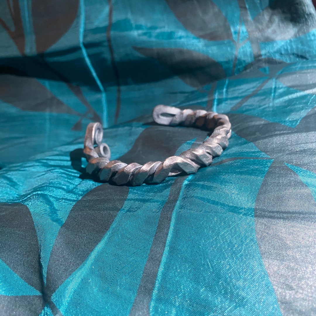 Hand Forged, Blacksmith Made, Woven Armring. Viking Style - Etsy