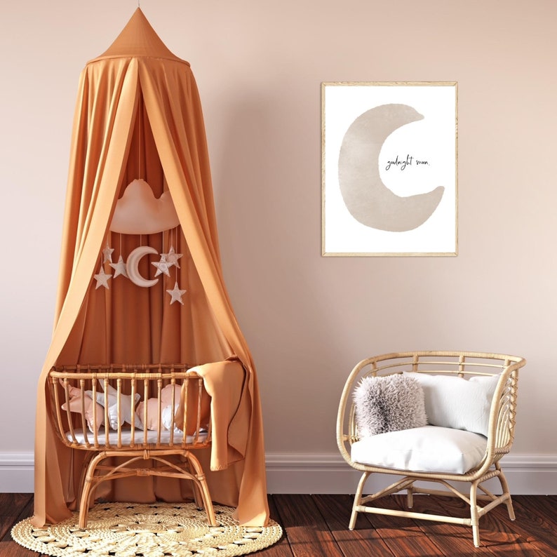 Goodnight Moon, Good Night Moon Print, Moon Nursery Printable, Neutral ...