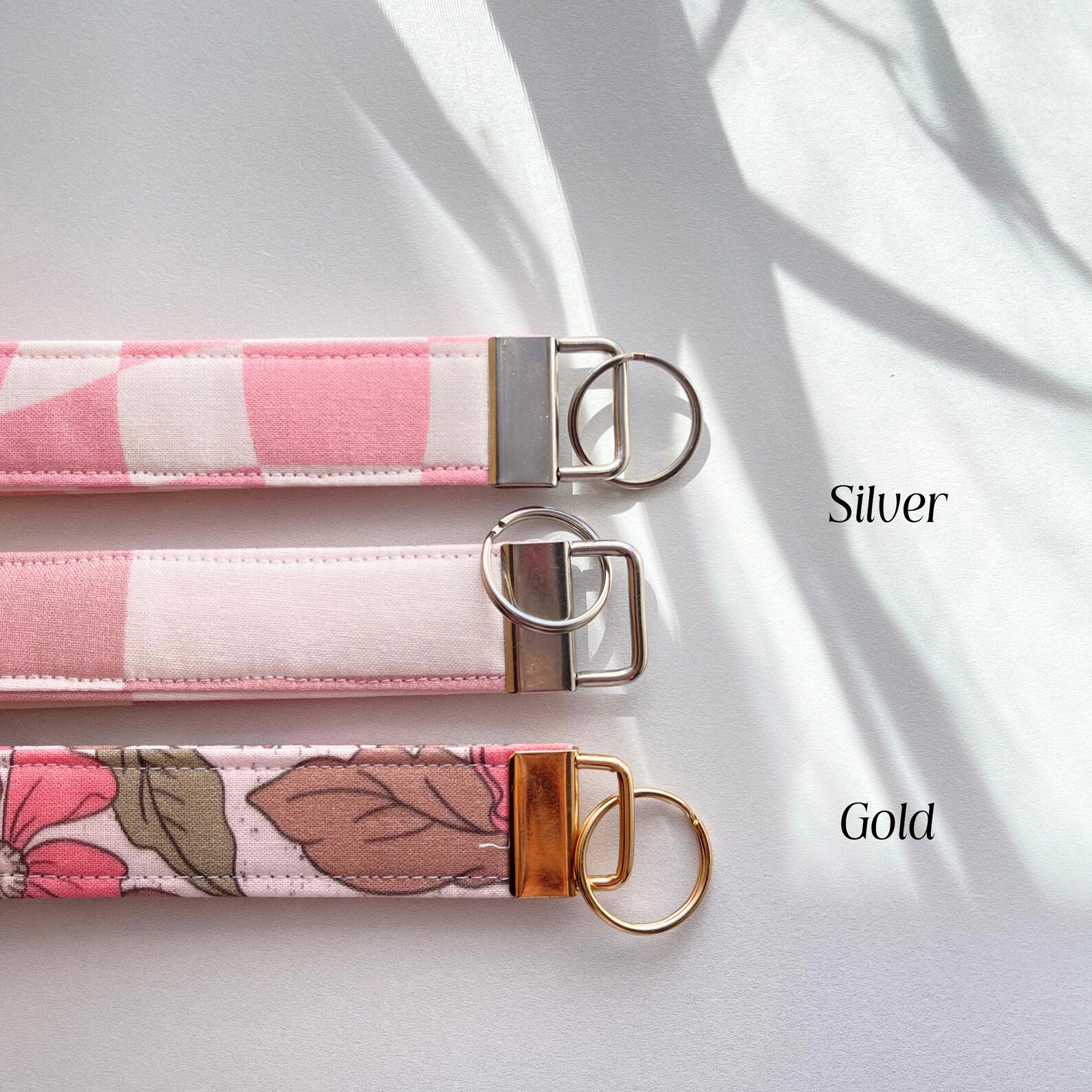 Mini Floral Keyfob Fabric Lanyard Keychain, Girly Key Fob, Key Chain ...