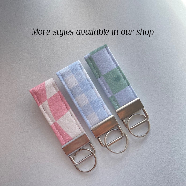 Summer Butterfly Key Fob Fabric Wristlet Key Chain Wristlet, Soft Girl ...