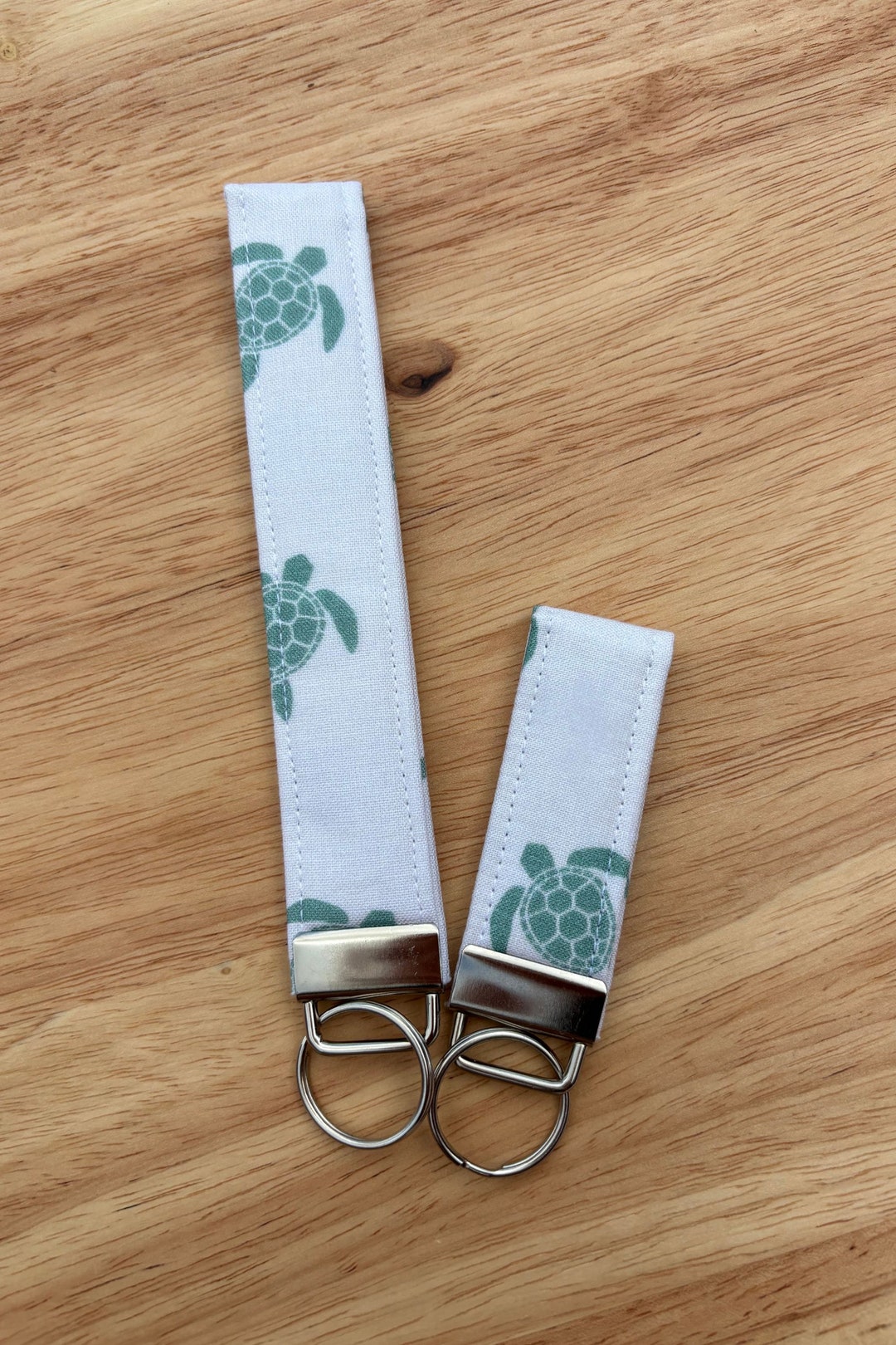 Green Sea Turtle Keyfob Fabric Lanyard Keychain, Soft Girl Key Fob, Key ...
