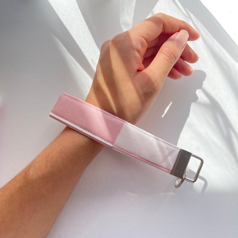 Summer Butterfly Key Fob Fabric Wristlet Key Chain Wrist Lanyard, Soft ...