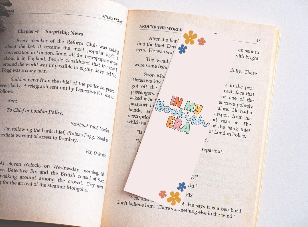 In My Bookish Era Bookmark, Laminated Bookmark, Book Lovers, Back to ...