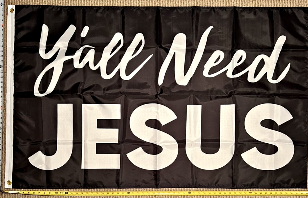 Jesus Flag FREE SHIPPING BY Heart Christian Lord God Usa Freedom Cross ...