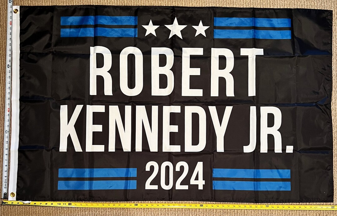 Robert Kennedy Jr. Flag FREE SHIPPING Bue Bar Rfk Jr 2024 President ...