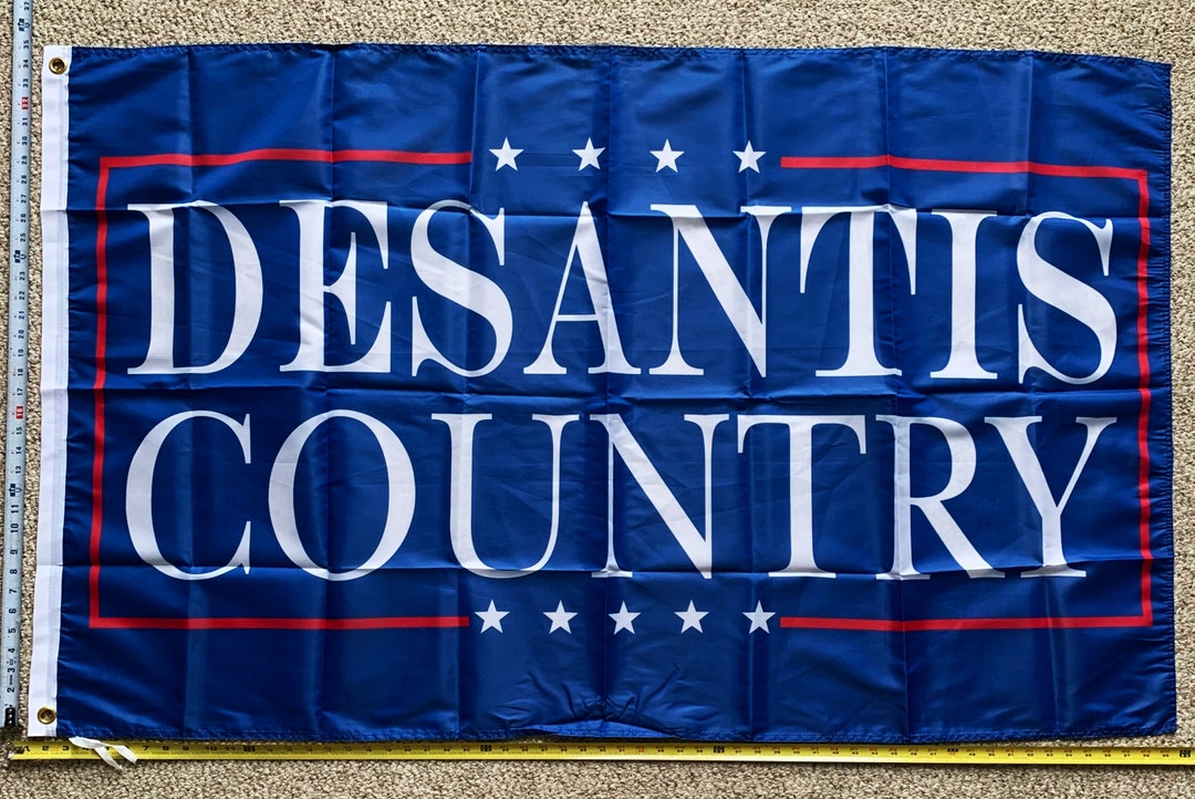 Ron Desantis Flag FREE SHIPPING Desantis Country Blue Trump - Etsy