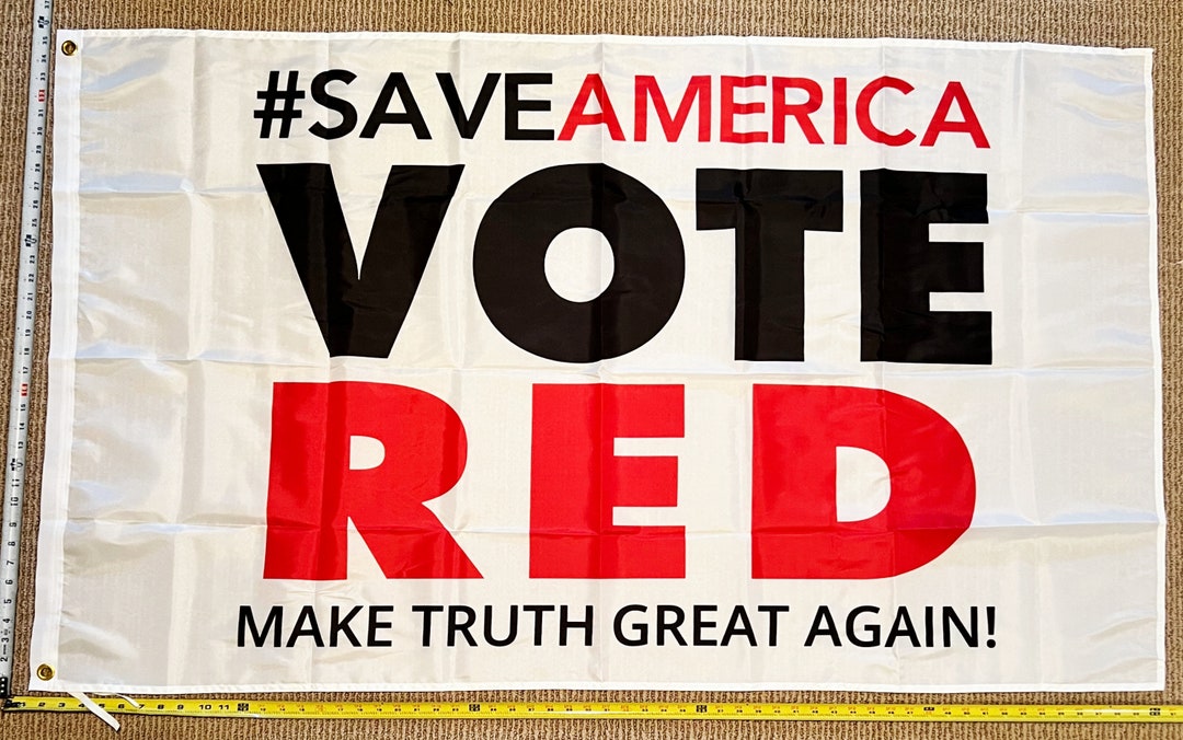 Republican Flag FREE SHIPPING #saveamerica Vote Red White Vote ...
