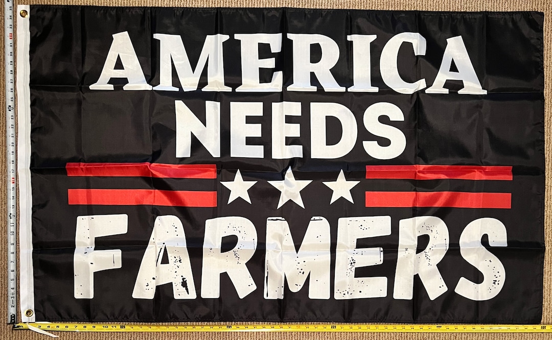 Farmer Flag FREE SHIPPING Anf Fishing Hunting God Made A Farmers ...