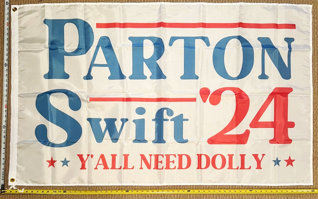 Taylor Swift Flag FREE SHIPPING Parton Swelce Kelce Swifties Chiefs ...
