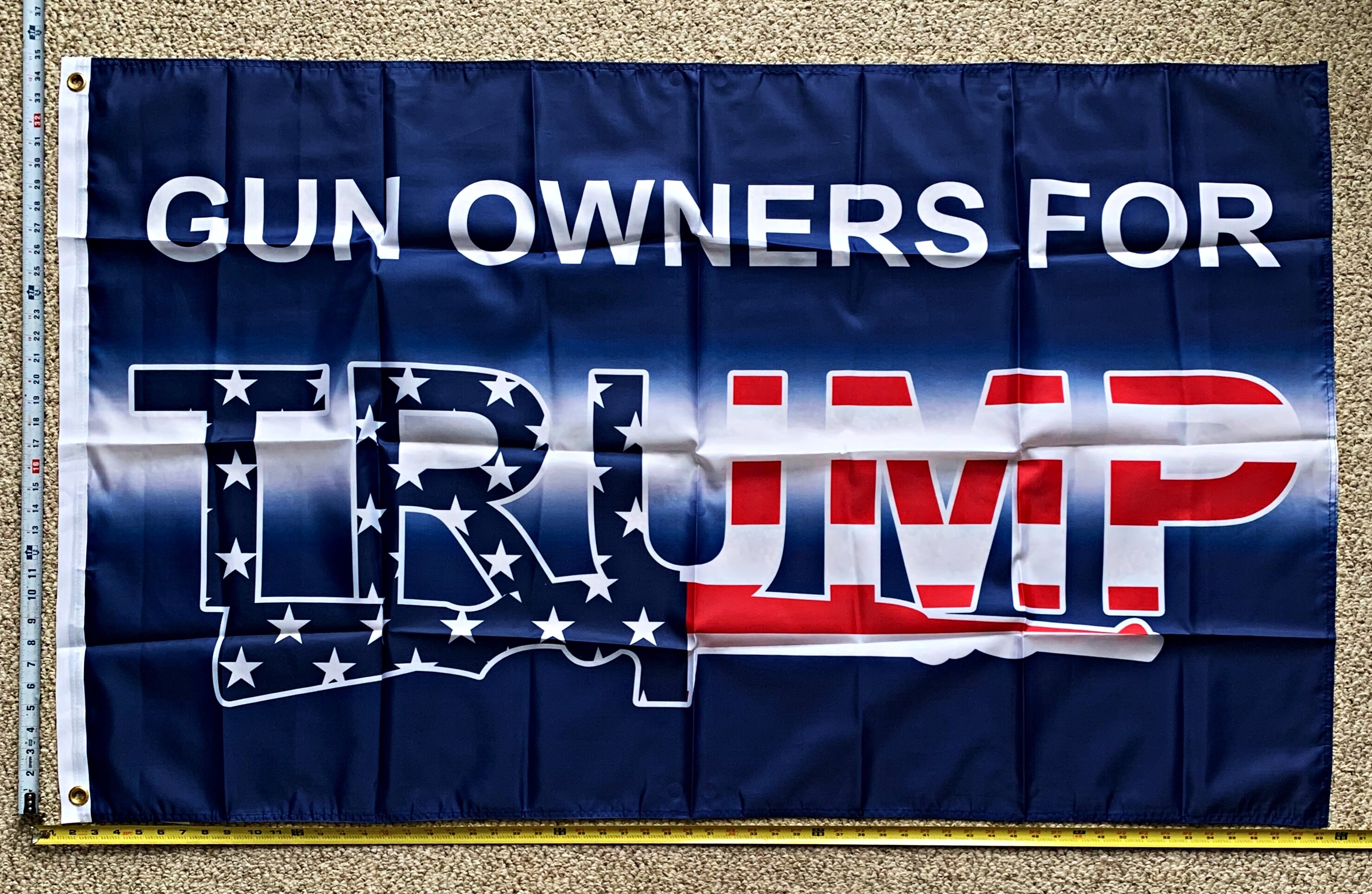 Donald Trump Flag FREE SHIPPING Gun Owners for Trump USA Don | Etsy