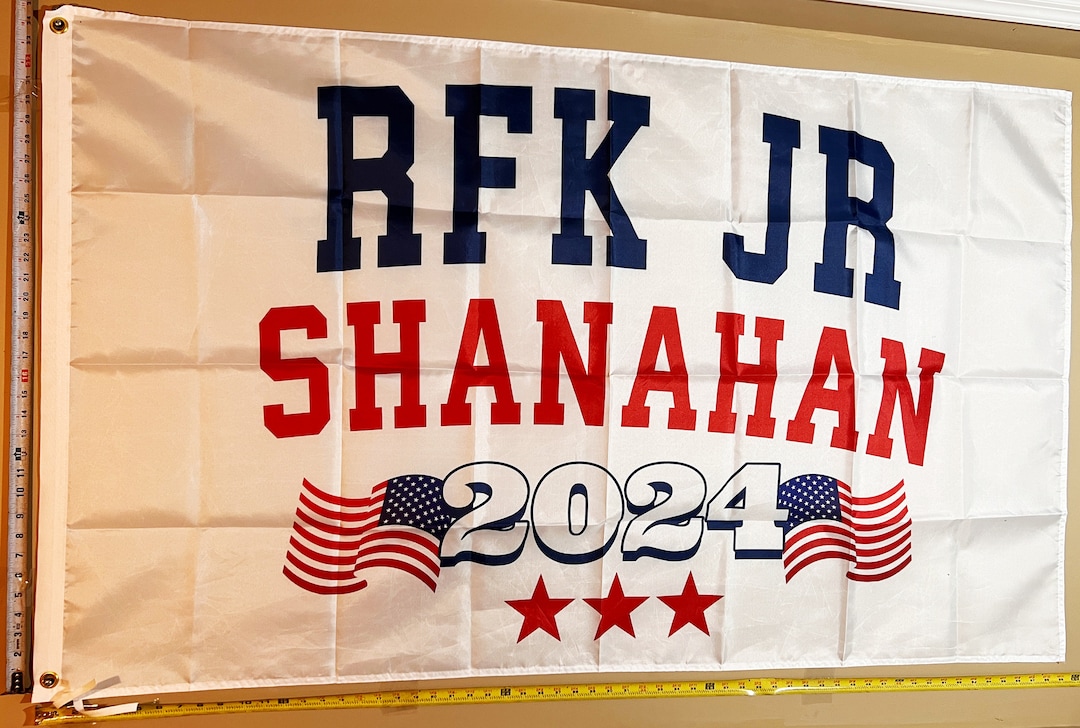 Robert Kennedy Jr. Flag FREE SHIPPING 4 Shanahan Rfk Jr 2024 President ...