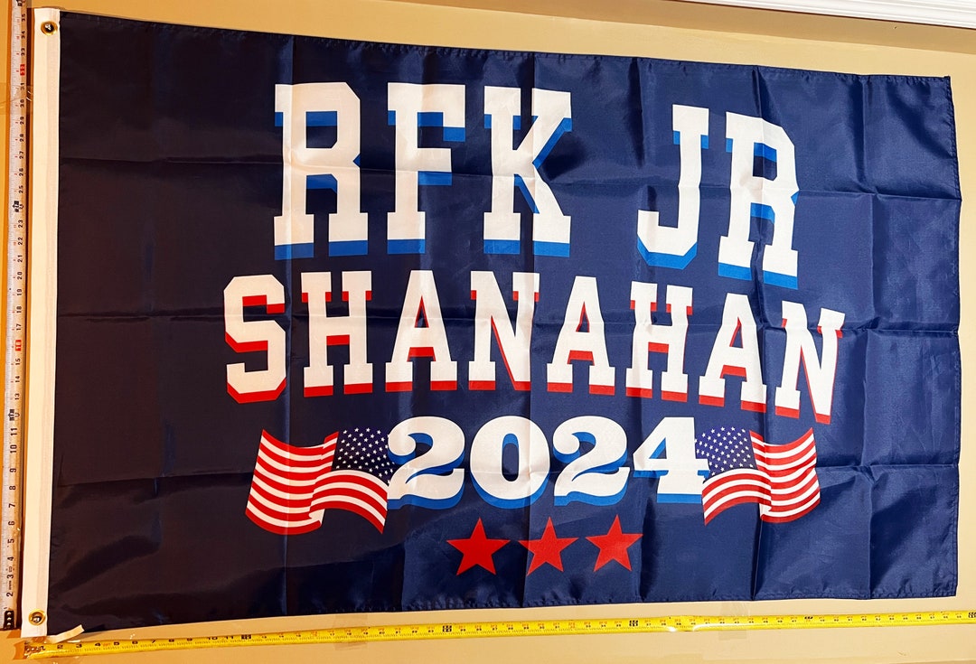 Robert Kennedy Jr. Flag FREE SHIPPING 5 Shanahan Rfk Jr 2024 President ...