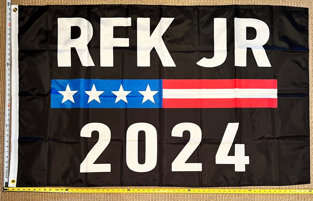 Robert Kennedy Jr. Flag FREE SHIPPING Kennedy Rfk Jr 2024 Democrat Save ...