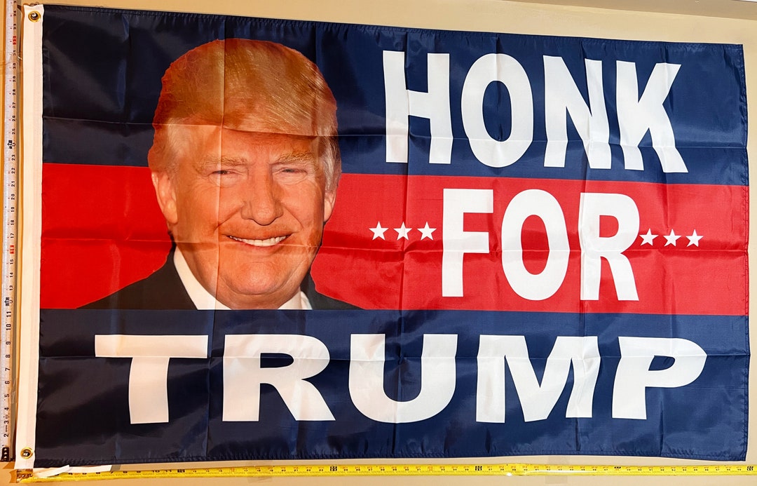 Donald Trump Flag FREE SHIPPING Honk for Trump Rb America Dorm Room Man ...