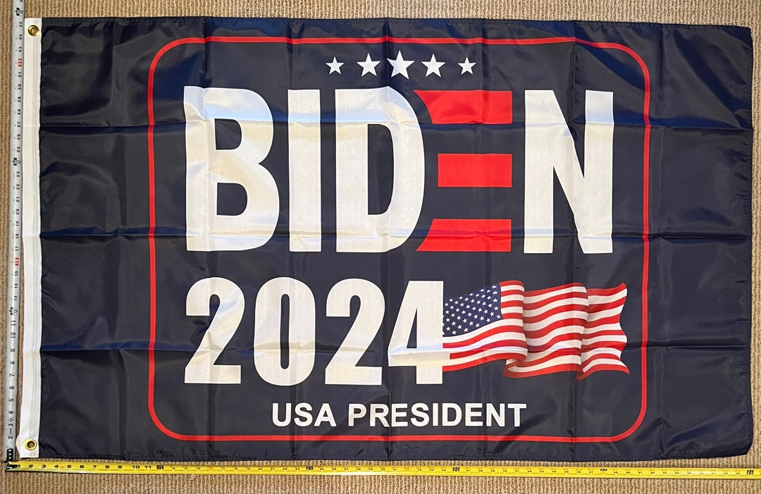 Joe Biden Flag FREE SHIPPING 2024 Blue Equality Peace Love Biden Harris ...