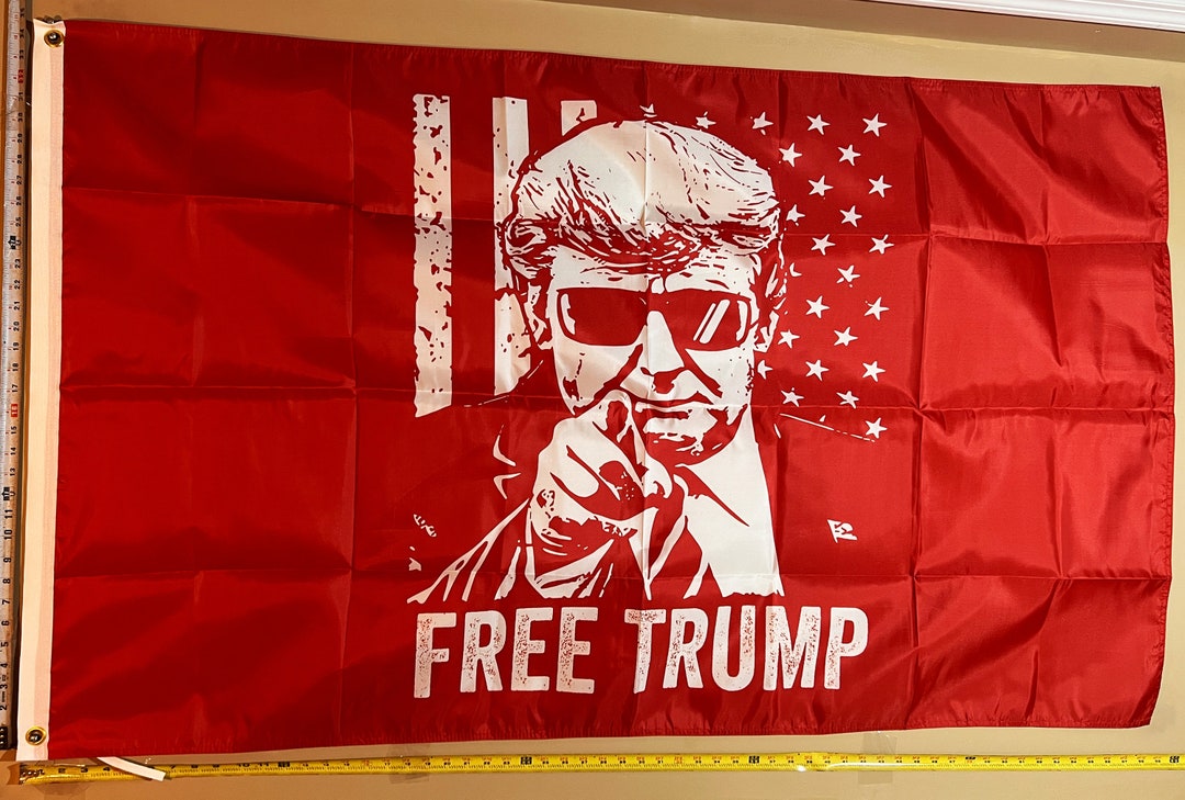 Donald Trump Flag FREE SHIPPING Free Trump Red America Dorm Room Man ...