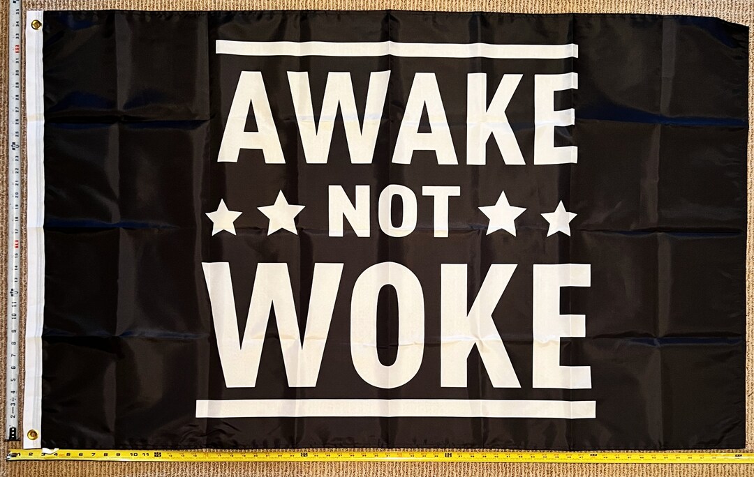 Donald Trump Flag FREE SHIPPING Awake Not Woke B Guns Make Me Happy ...
