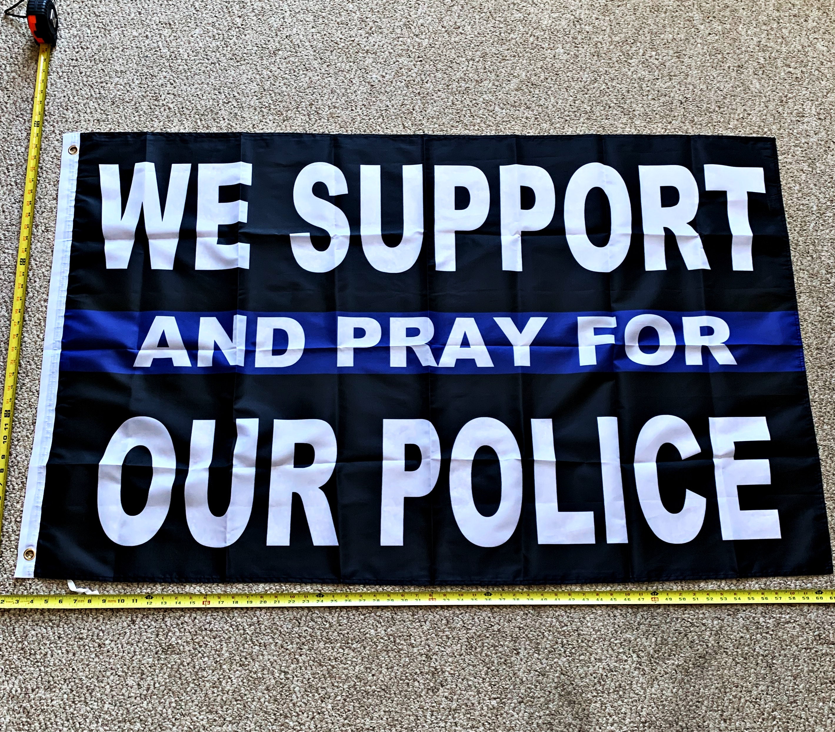 We Support Our Police Flag FREE SHIPPING Donald Trump 2020 Cop | Etsy