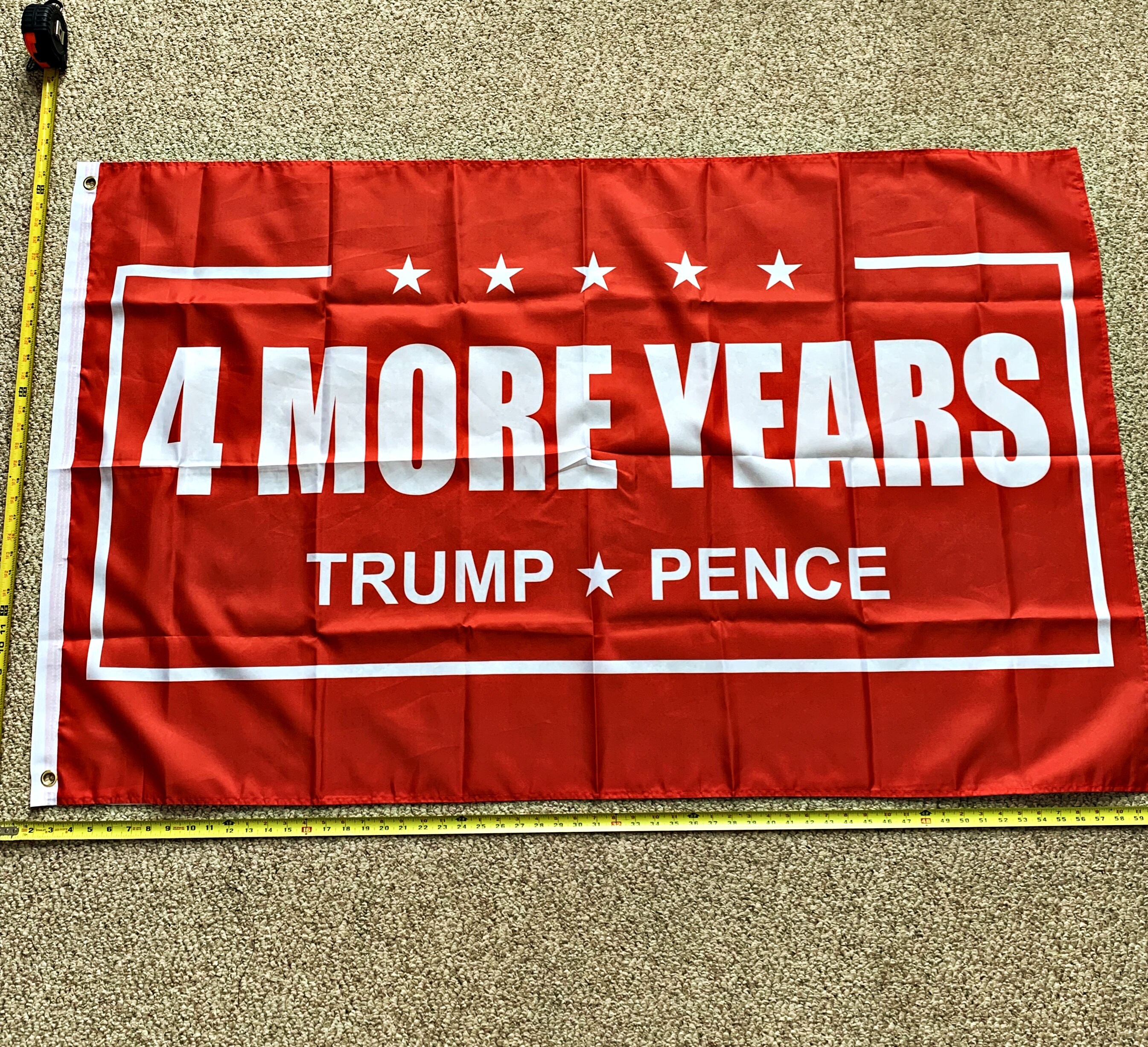 Donald Trump Flag FREE SHIPPING 4 More Years Trump 2020 Cop | Etsy