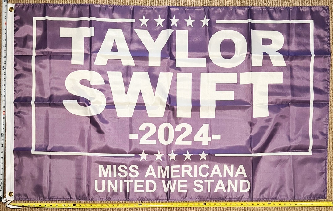 Taylor Swift Flag FREE SHIPPING Purple Swelce Kelce Swifties Chiefs ...