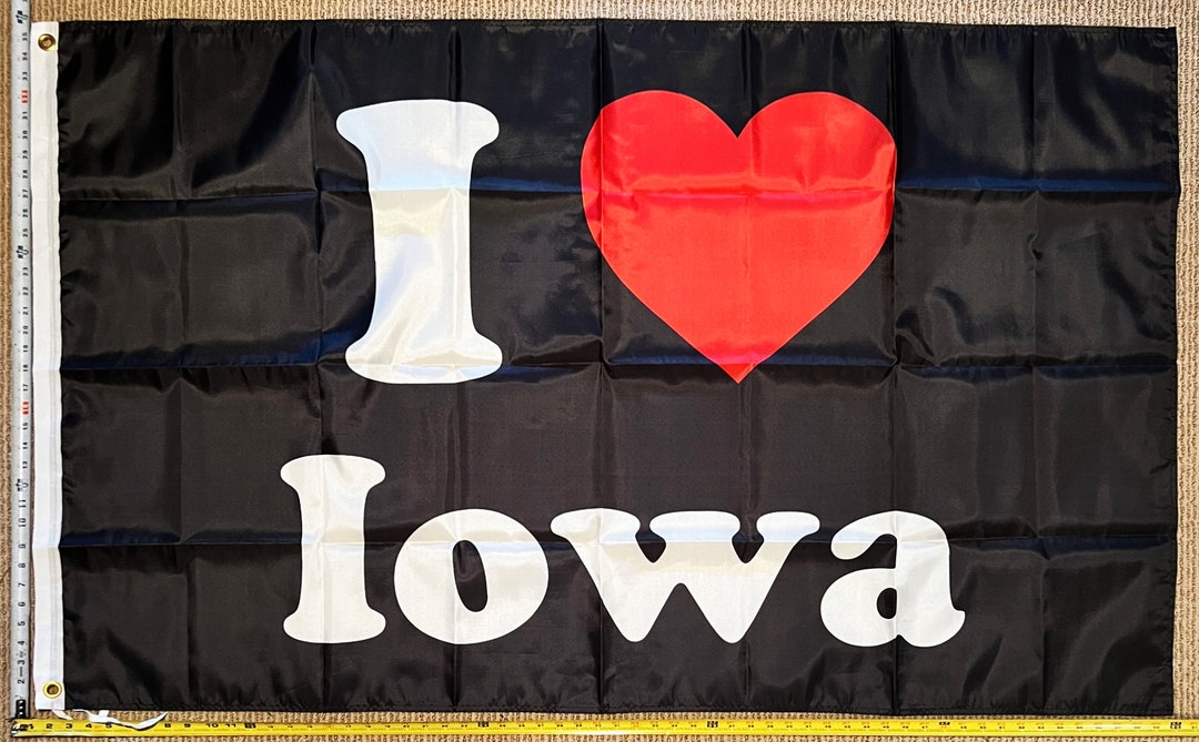 Iowa Flag FREE SHIPPING Beer Against the World State Flag Dorm Room ...
