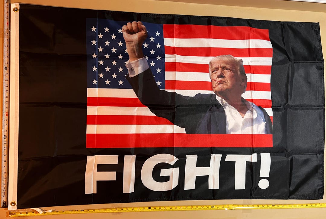 Donald Trump Flag FREE SHIPPING 10 Fight Freedom Man Cave Dorm Room ...