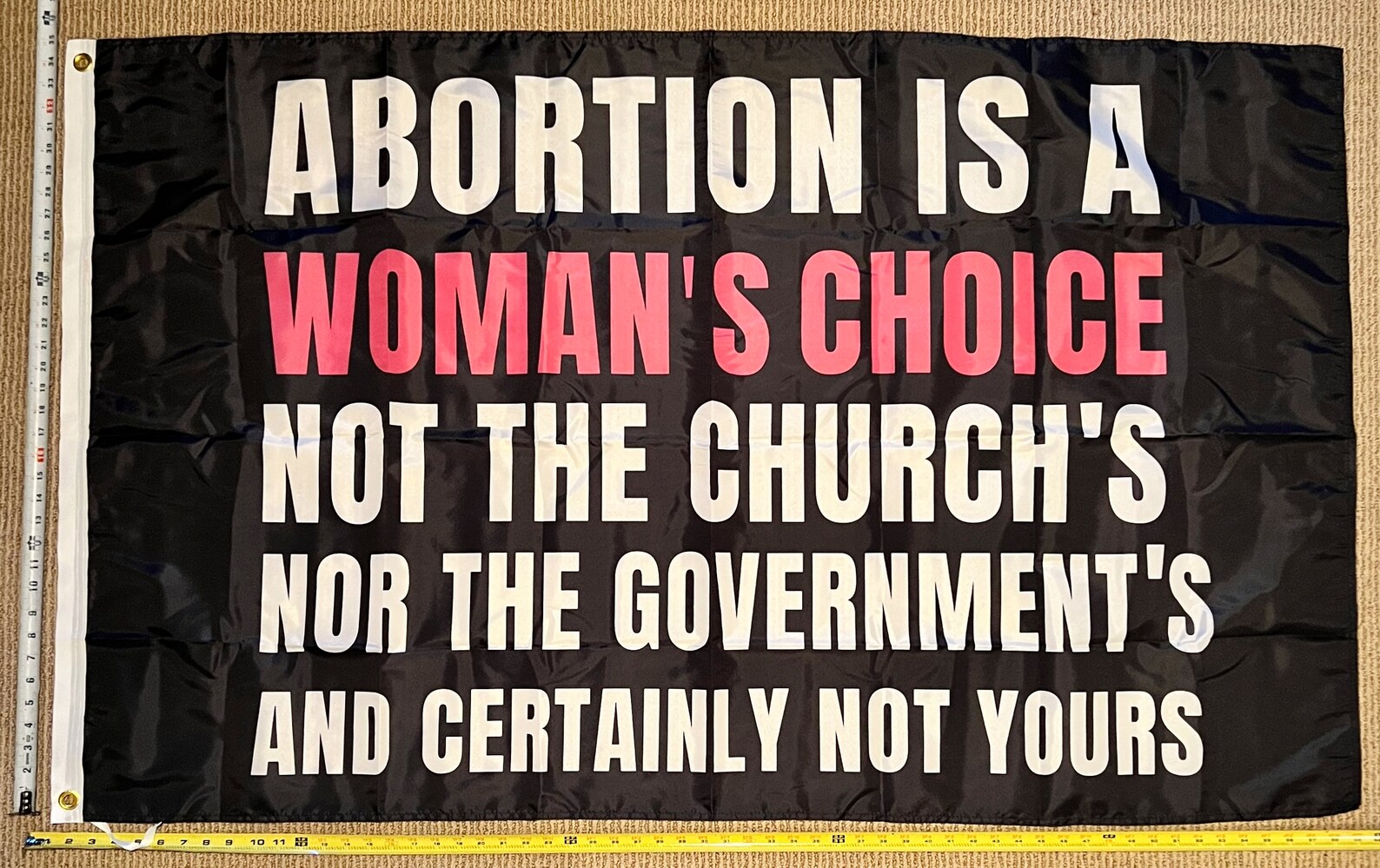 Pro Women Pro Choice Flag FREE SHIPPING Pro Life Love My Body - Etsy