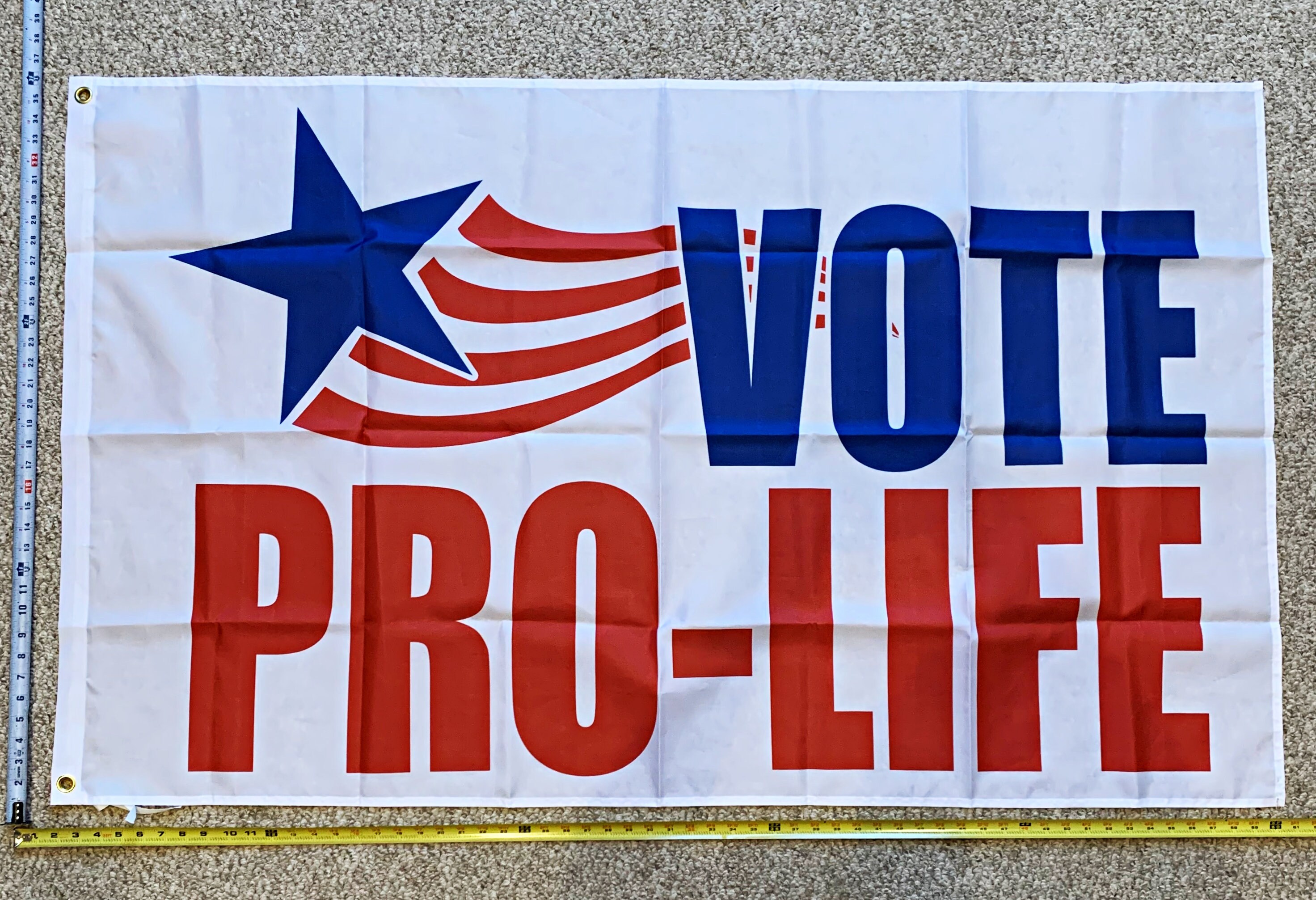 Pro Life Flag FREE SHIPPING Vote Pro Life USA 1 Star Unborn | Etsy