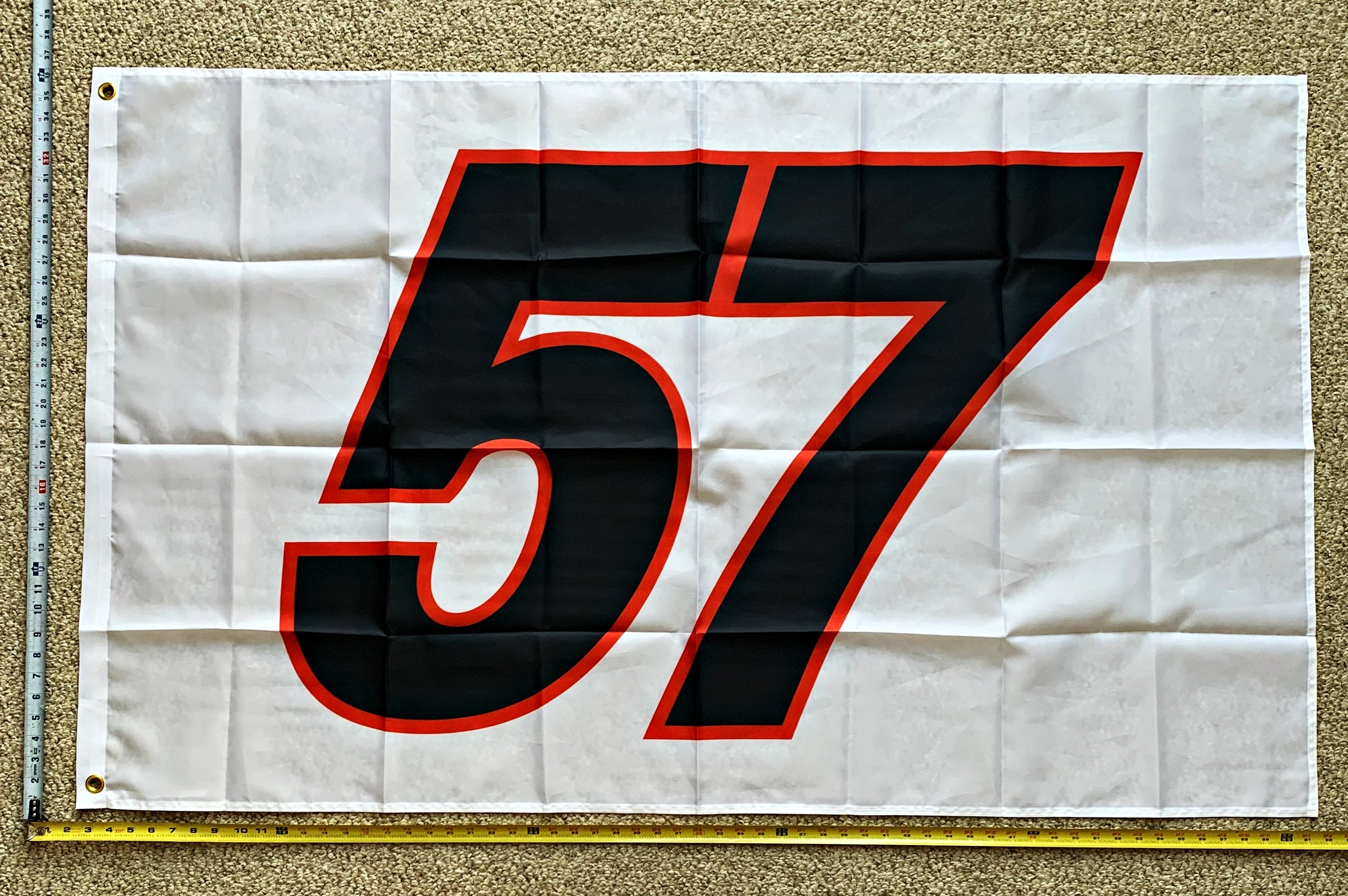 Kyle Larson Flag FREE SHIPPING World of Outlaws Sprint Car | Etsy