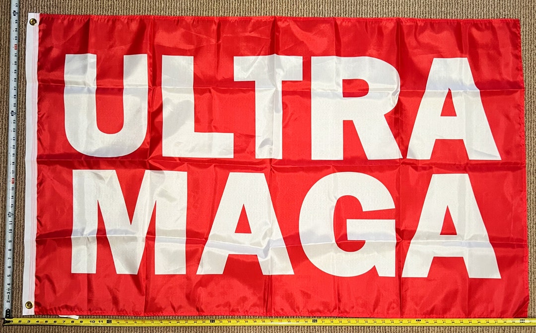 Donald Trump Flag FREE SHIPPING Ultra Maga Red Hillary for Prison ...